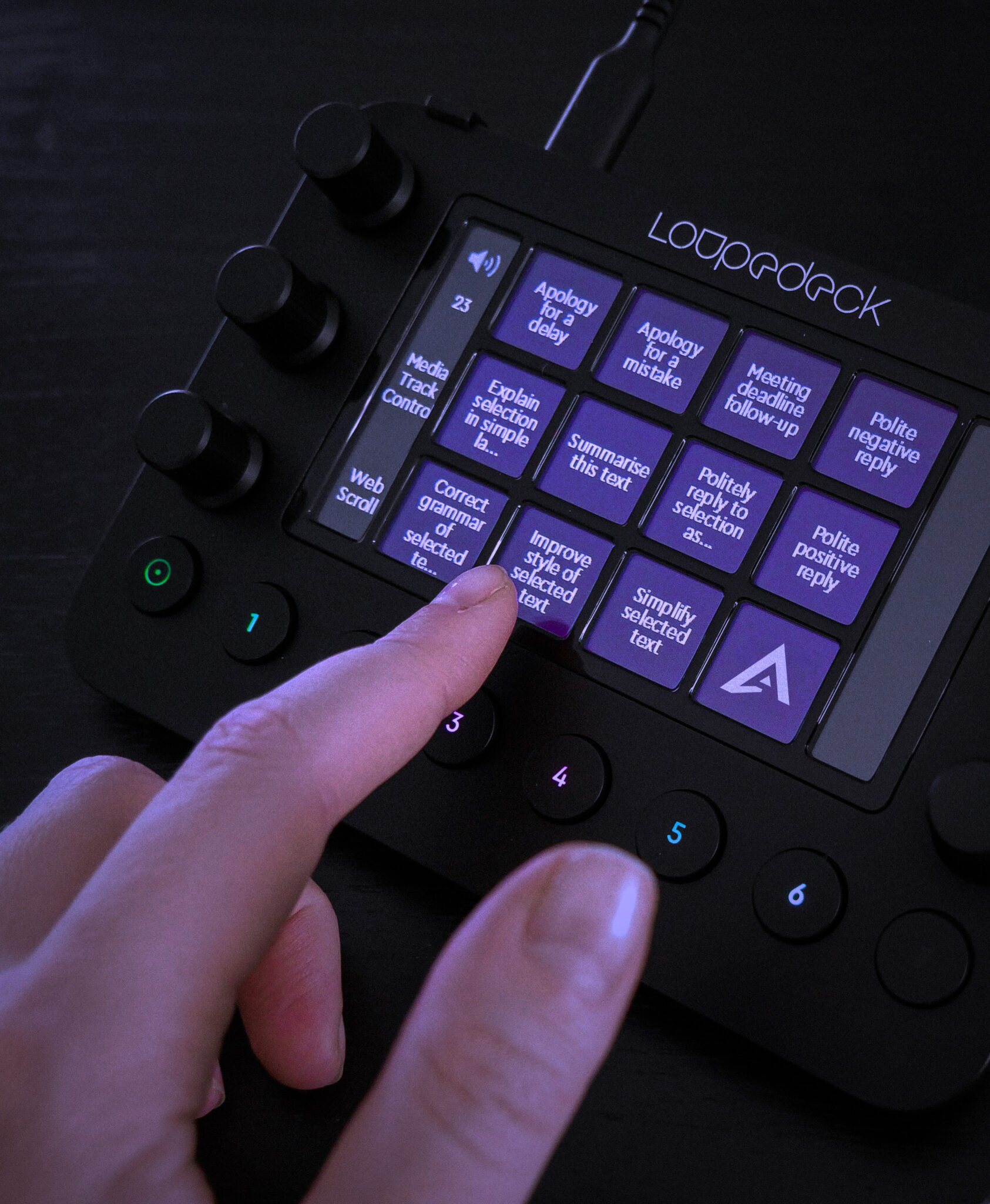 Increase productivity with the Loupedeck AI Assistant